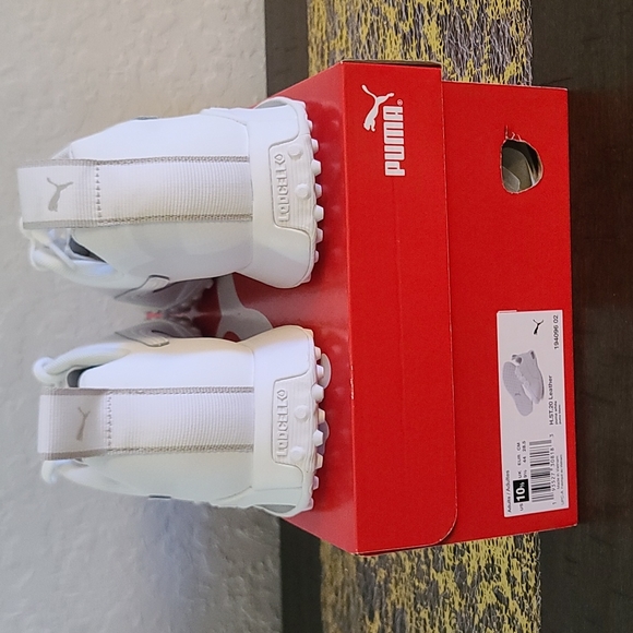 Puma | Shoes | Nwt White Puma Hst 2 Leather Sneakers Size 1 Us | Poshmark